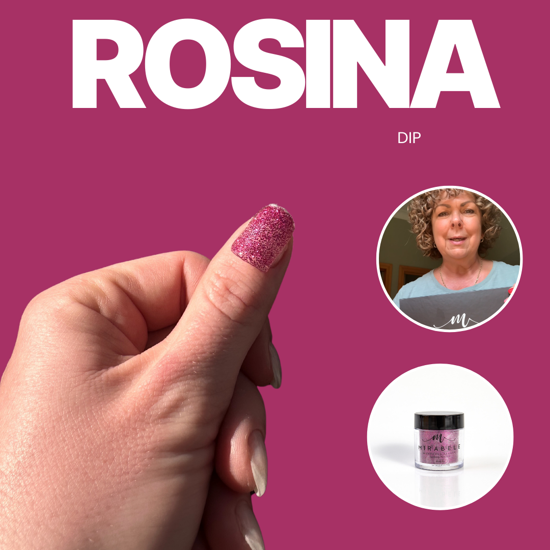 Rosina - Beautiful Dark Pink Glitter – Mirabele Beauty