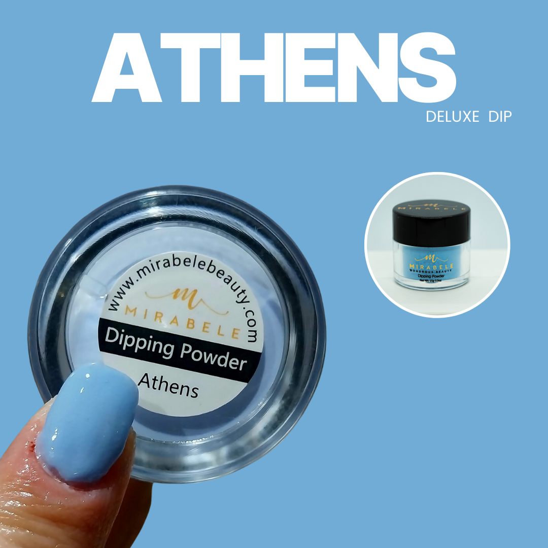 Athens Deluxe Baby Blue Dip Powder – Mirabele Beauty