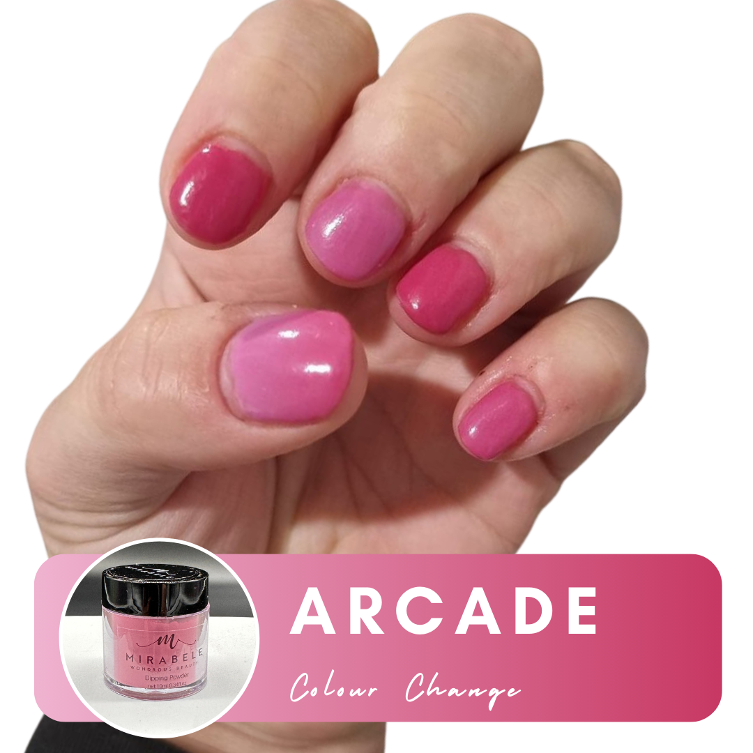 Colour Changing Nail Colour - Arcade Dip Powder – Mirabele Beauty
