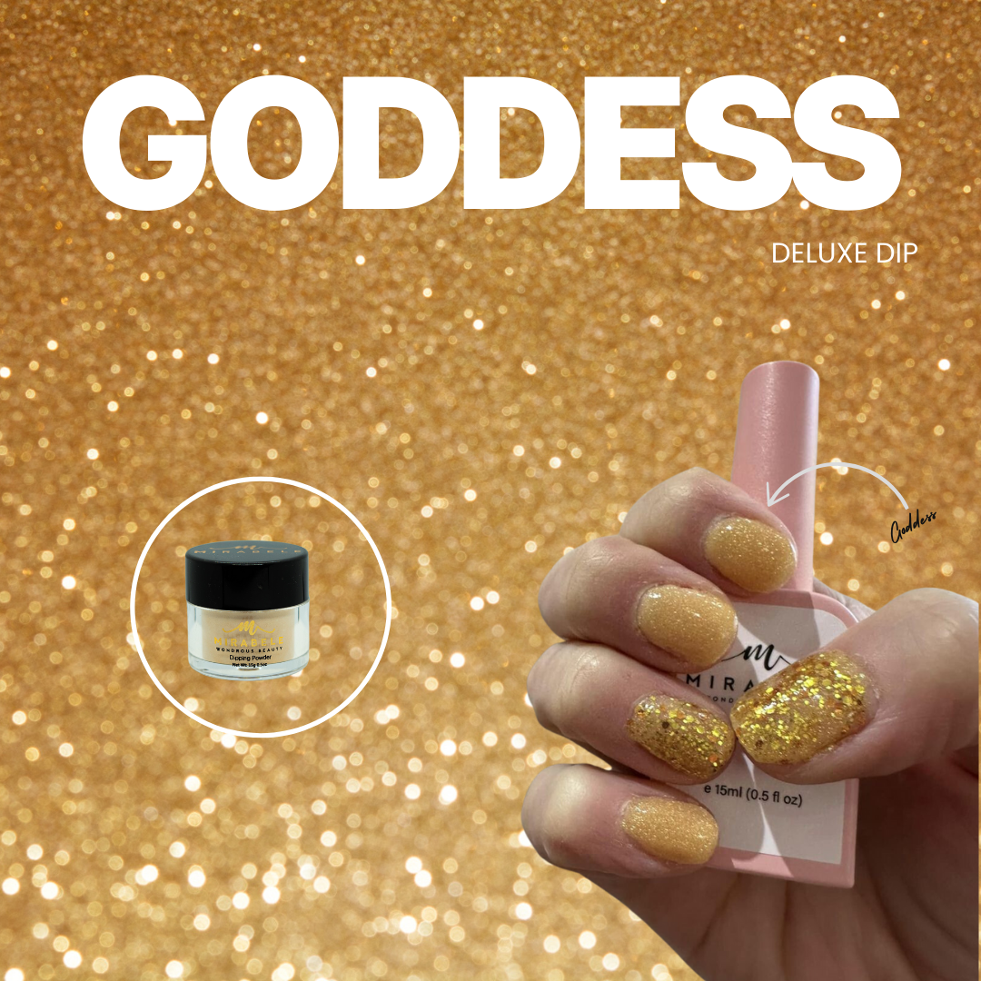 Goddess Translucent Gold Nail Dip Powder – Mirabele Beauty